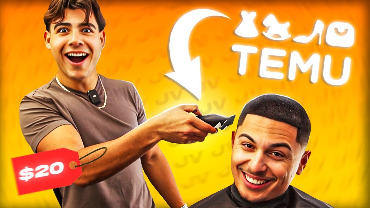 Cutting Hair with The Best Temu Barber Kit! (Unexpected Outcome) - YouTube