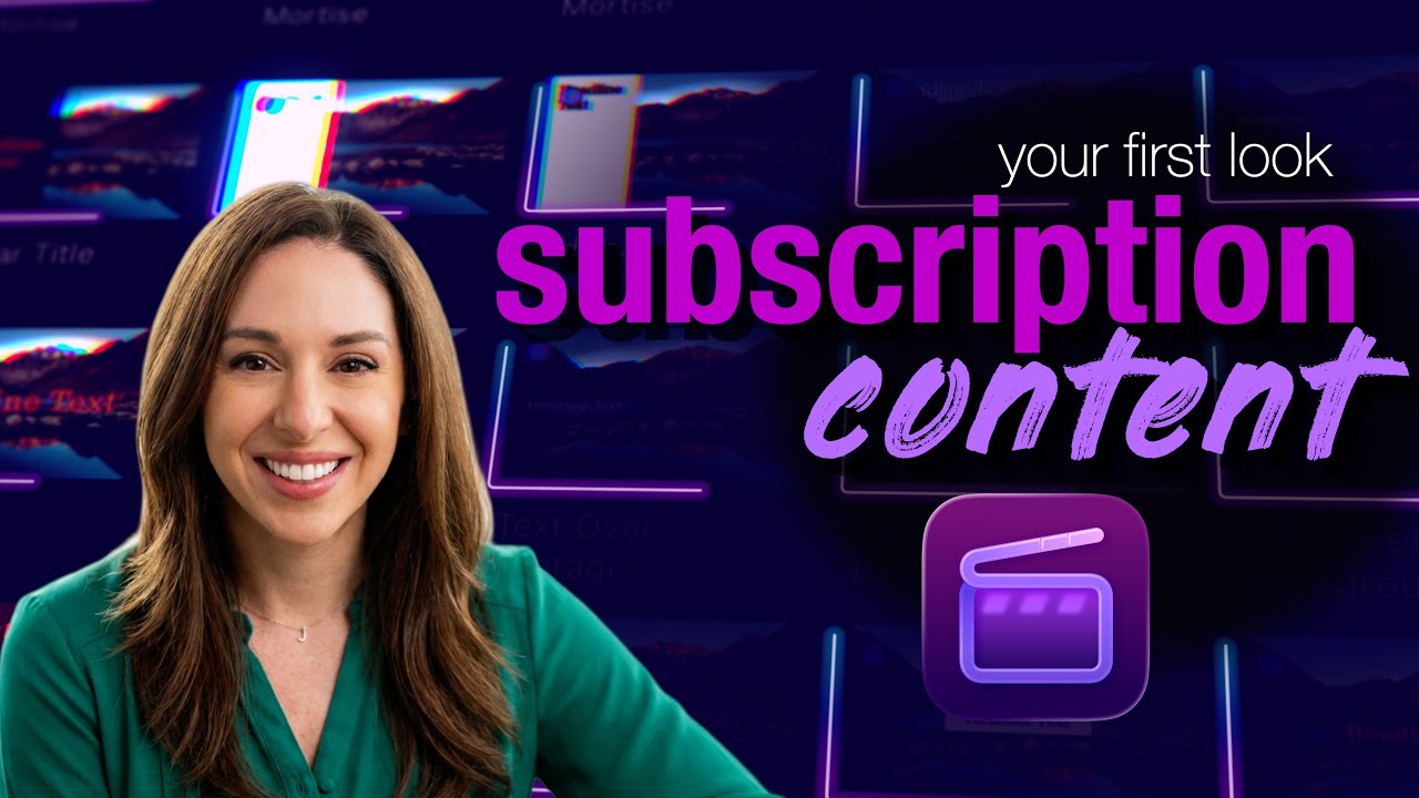 What's included in the Final Cut Pro Subscription? - YouTube