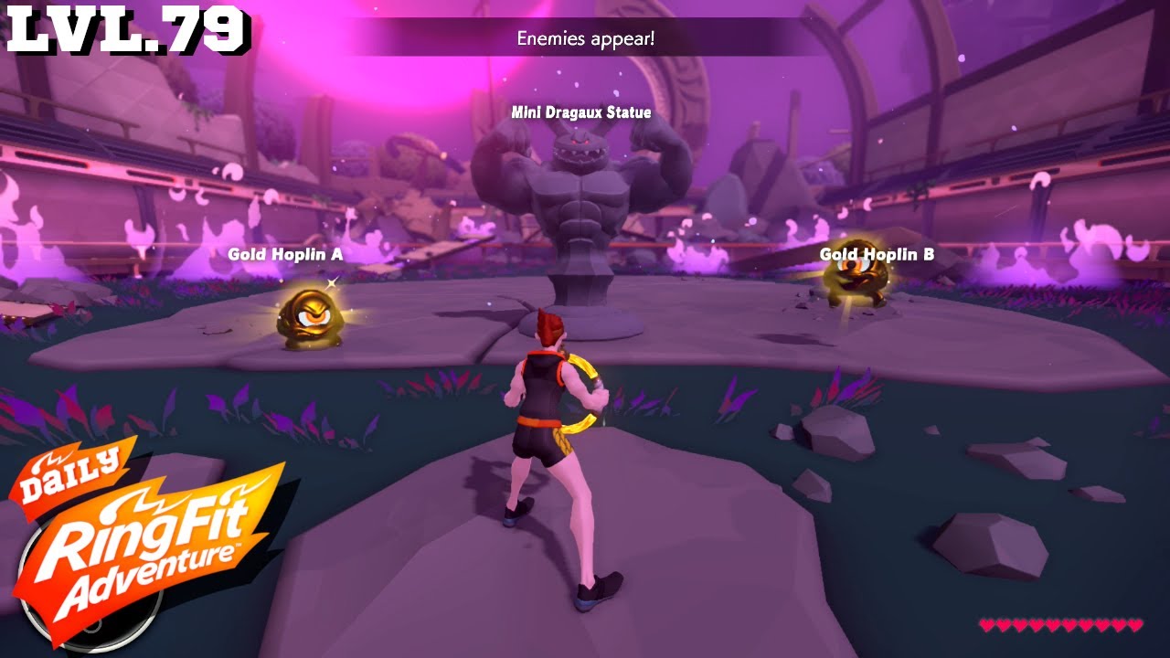 Lvl.79 (Fake) Dragaux Stadium | DAILY Ring Fit Adventure - No ...