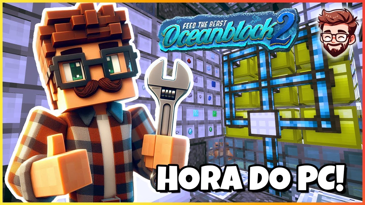 Explorando o Nether e o Sammynho Técnico de Informatica! | Minecraft Oceanblock 2 - 04 | - YouTube