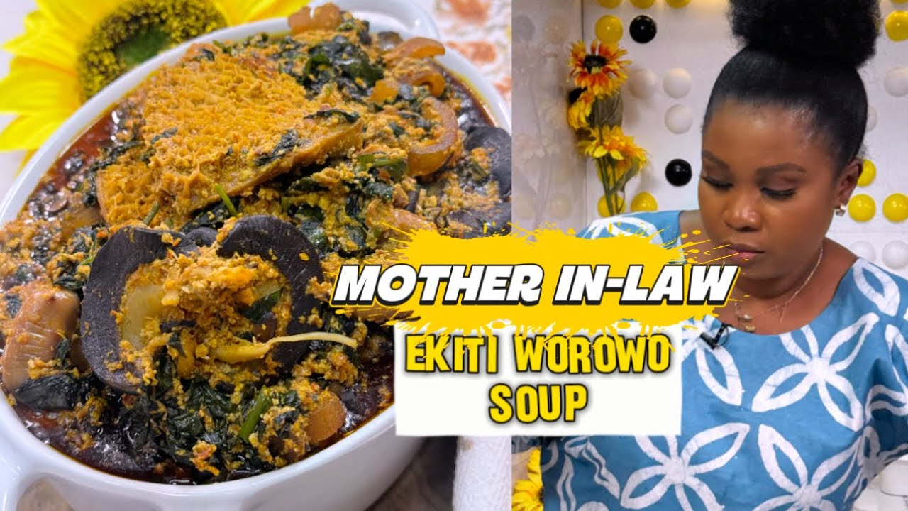 Mother in-law introduced me to this Yoruba Soup | Worowo from Ekiti # ...