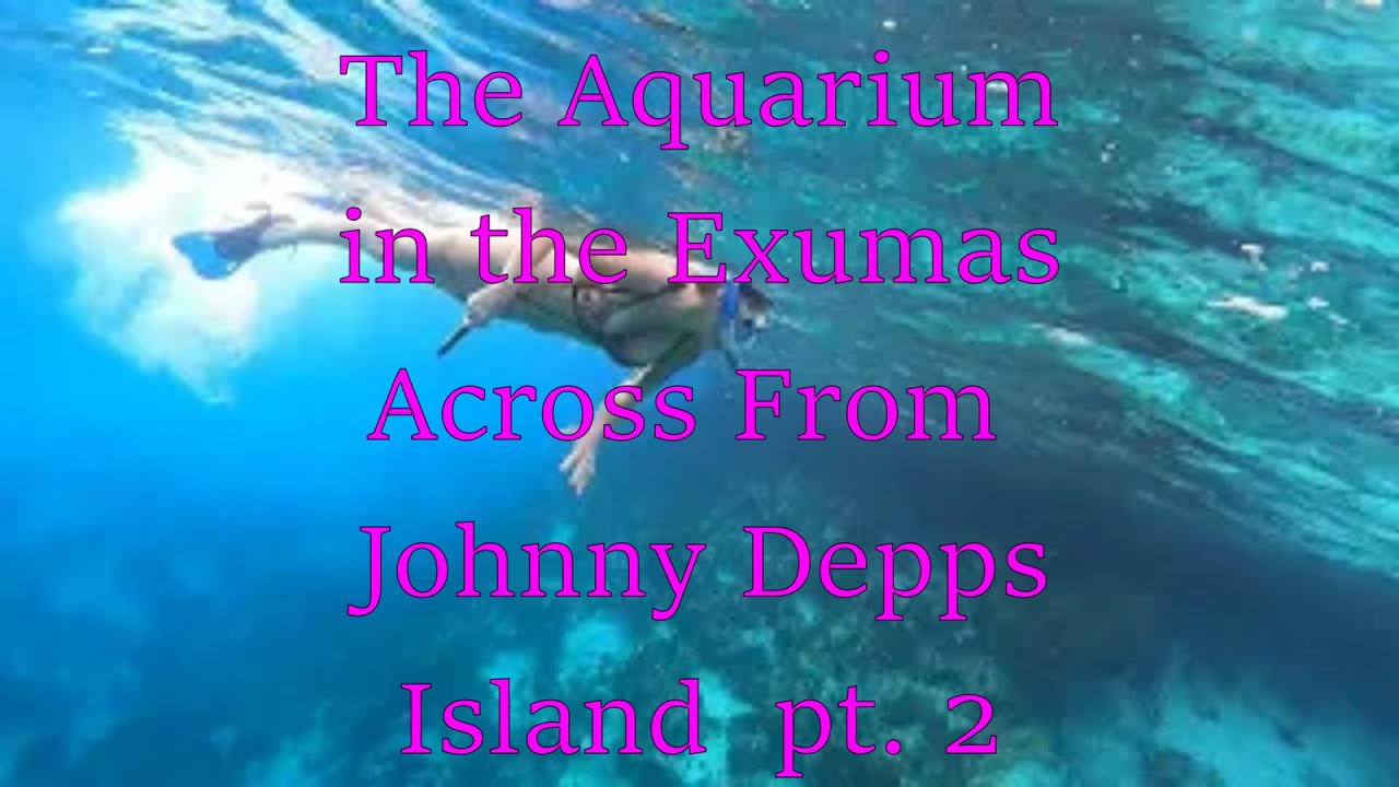 Snorkeling " The Aquarium " in the Exumas across from Johnny Depp's ...