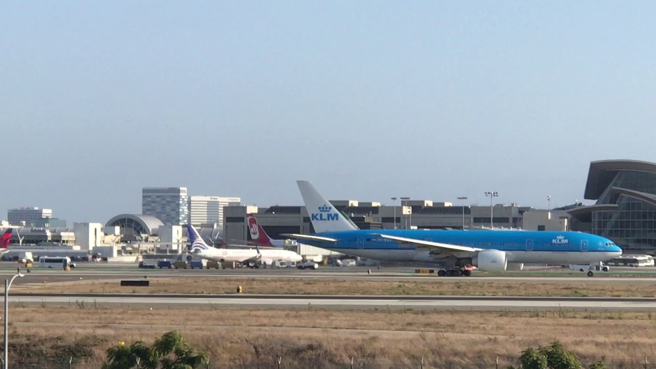 KLM Boeing 777-200ER reg. PH-PQB, KL 604, LAX-AMS, 16 September 2017 ...
