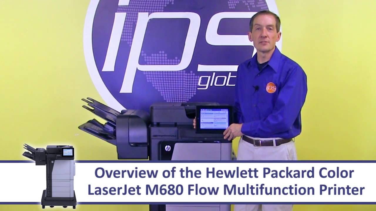 HP M680 Flow Overview - YouTube