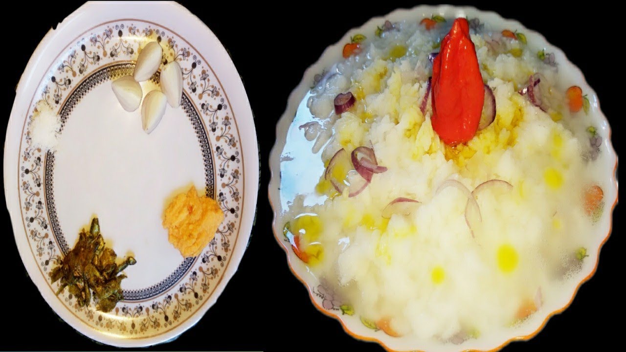 অসমীয়া পইতা ভাত থালি /Famous food of assam/Assamese poita bhat thali ...