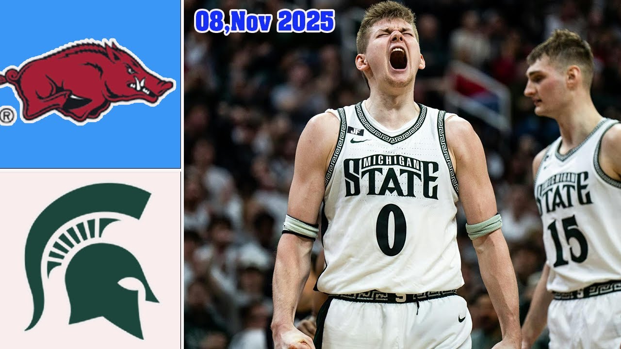 Arkansas vs Michigan State FULL GAME Highlights | College basketball ...