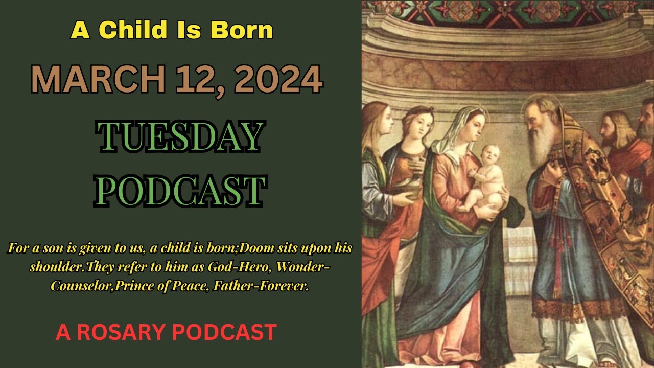 TUESDAY ROSARY 🙏 MARCH 12, 2024 ️🤍 | SORROWFUL MYSTERIES | Daily Prayer ...
