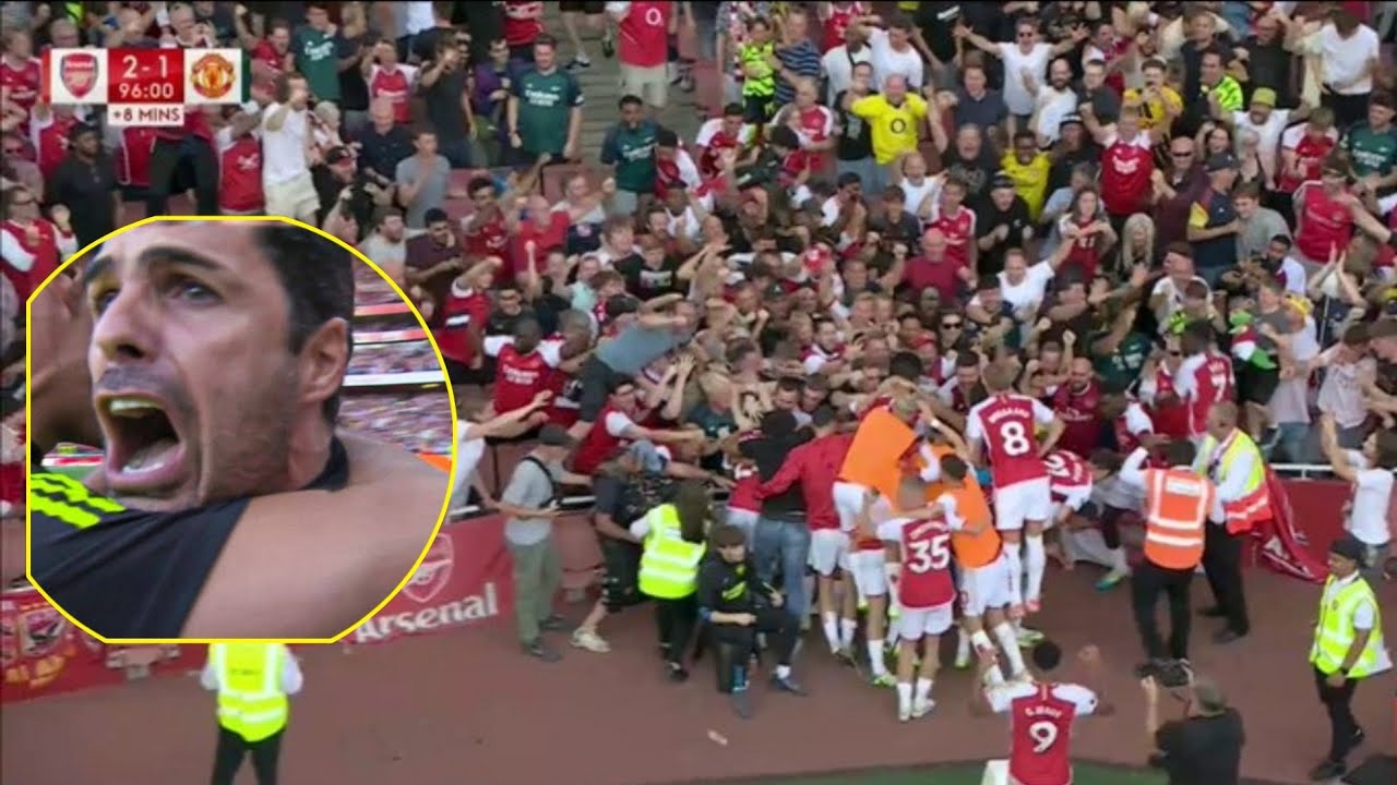 Arsenal fans Did THIS in celebration | Arsenal vs Man United 3-1 ...