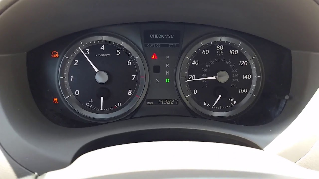 Lexus ES 350 acceleration - YouTube