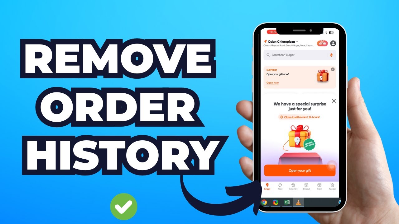 How to Remove Order History in Swiggy (Easy Steps) - YouTube