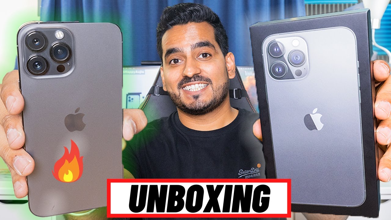iPhone 13 Pro Max Unboxing! GRAPHITE iPhone 13 Pro Max Unboxing - YouTube