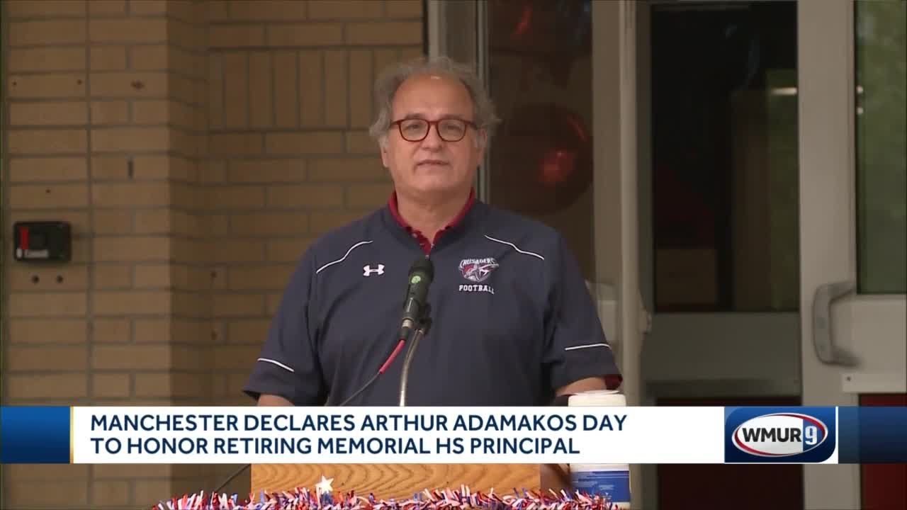 Manchester declares Arthur Adamakos Day to honor retiring Memorial HS ...
