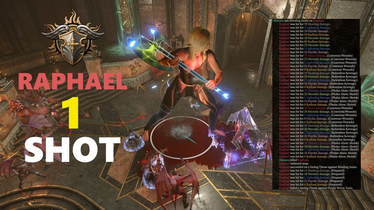 Raphael 1 Shot - Baldur’s Gate 3 - YouTube