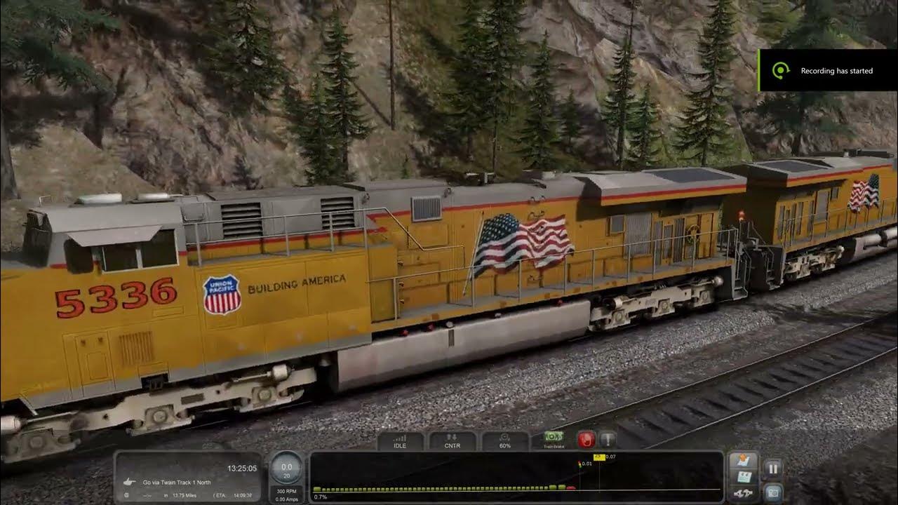 Train Simulator Classic - [GE ES44AC] - UP 5336 Eastbound - Part 4 - 4K UHD - YouTube