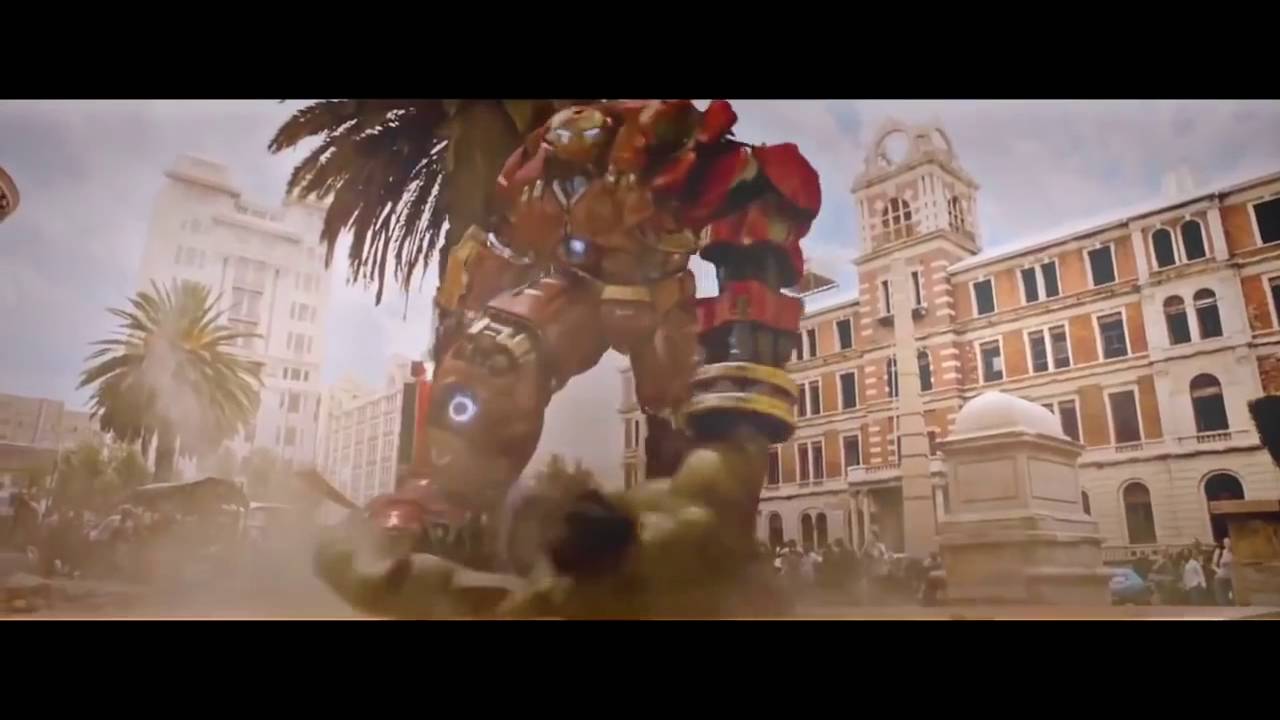 Hulk vs Hulkbuster HD full fight scene - YouTube