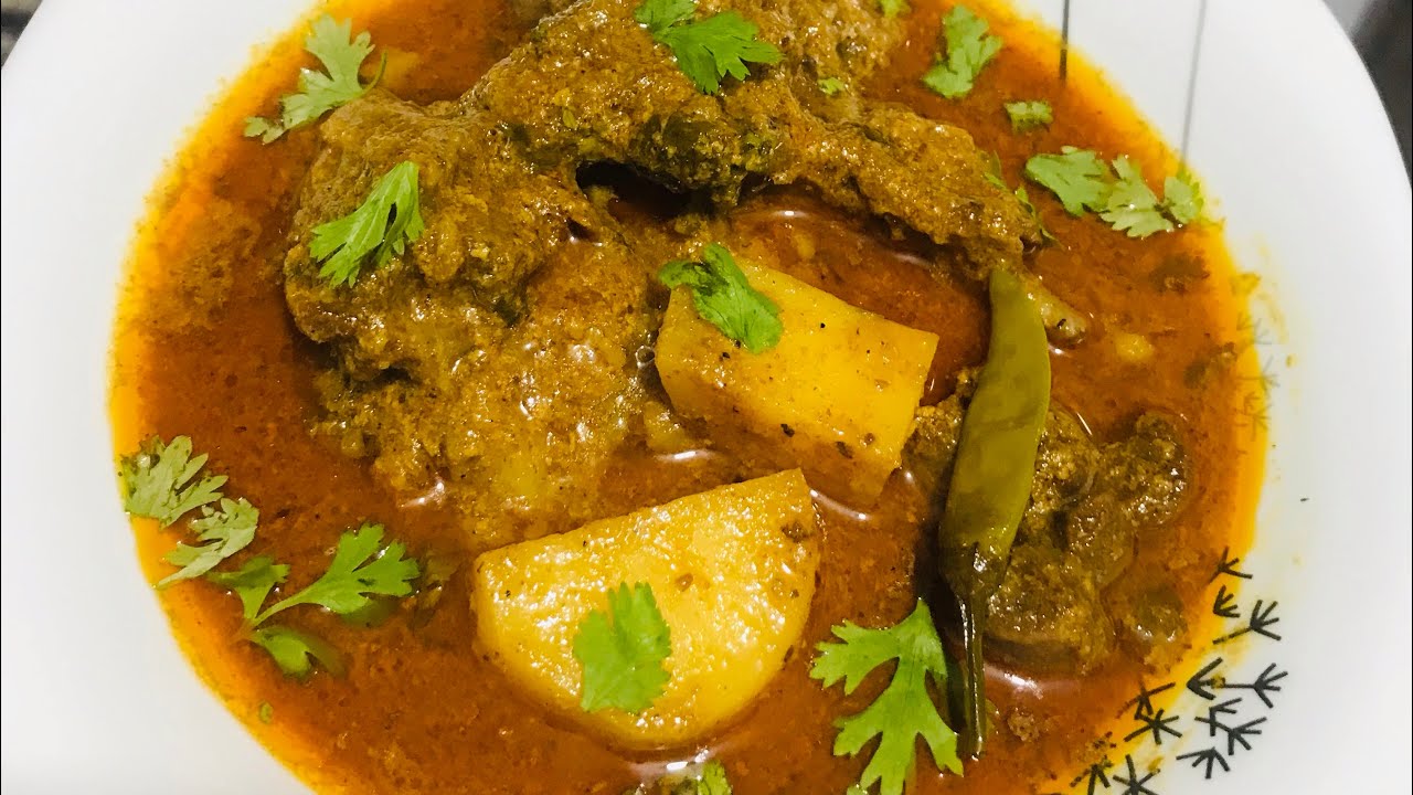 Mutton Aloo Ghost | recipe | yummy tasty Eid special ...!!!! - YouTube