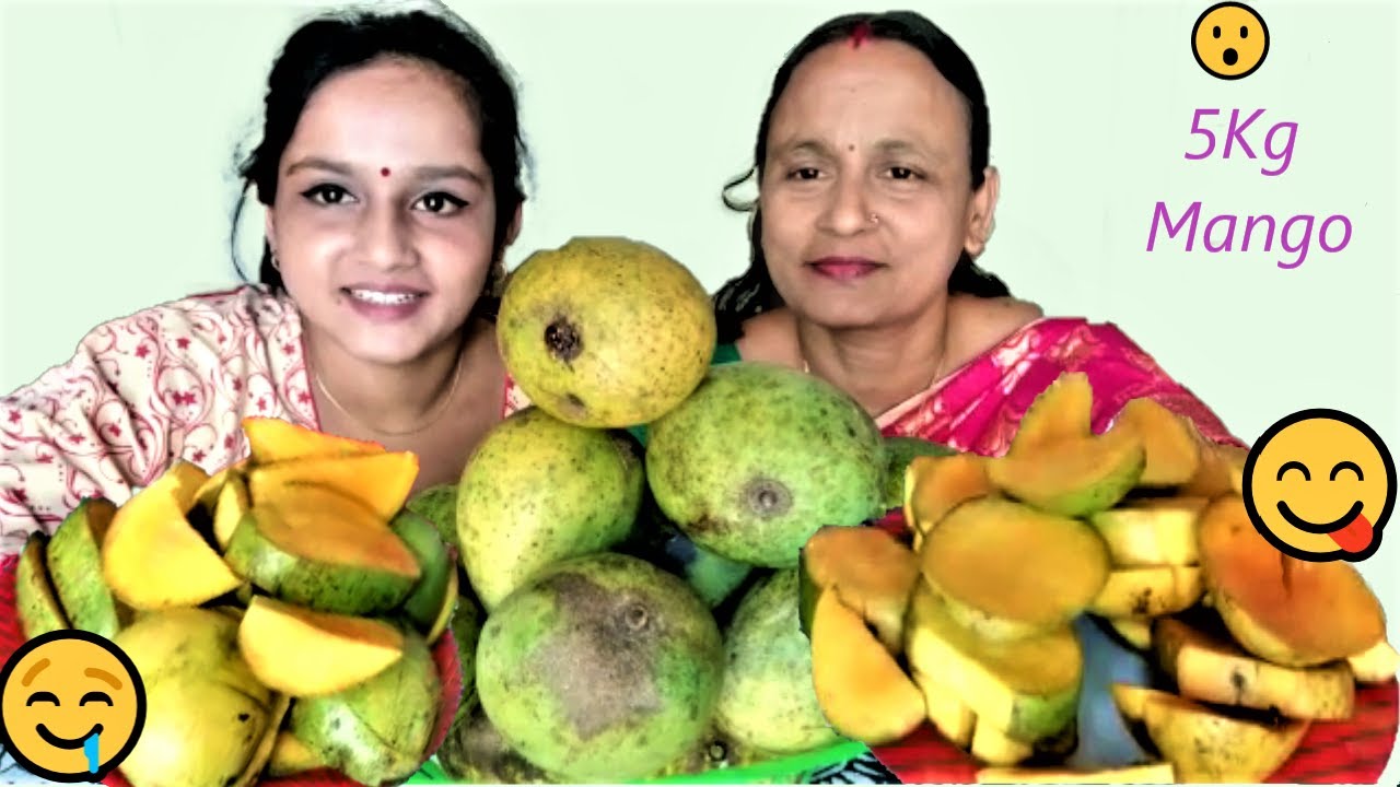 Paka fol aam khawar protijogita | Bengali mango eating challenge ...