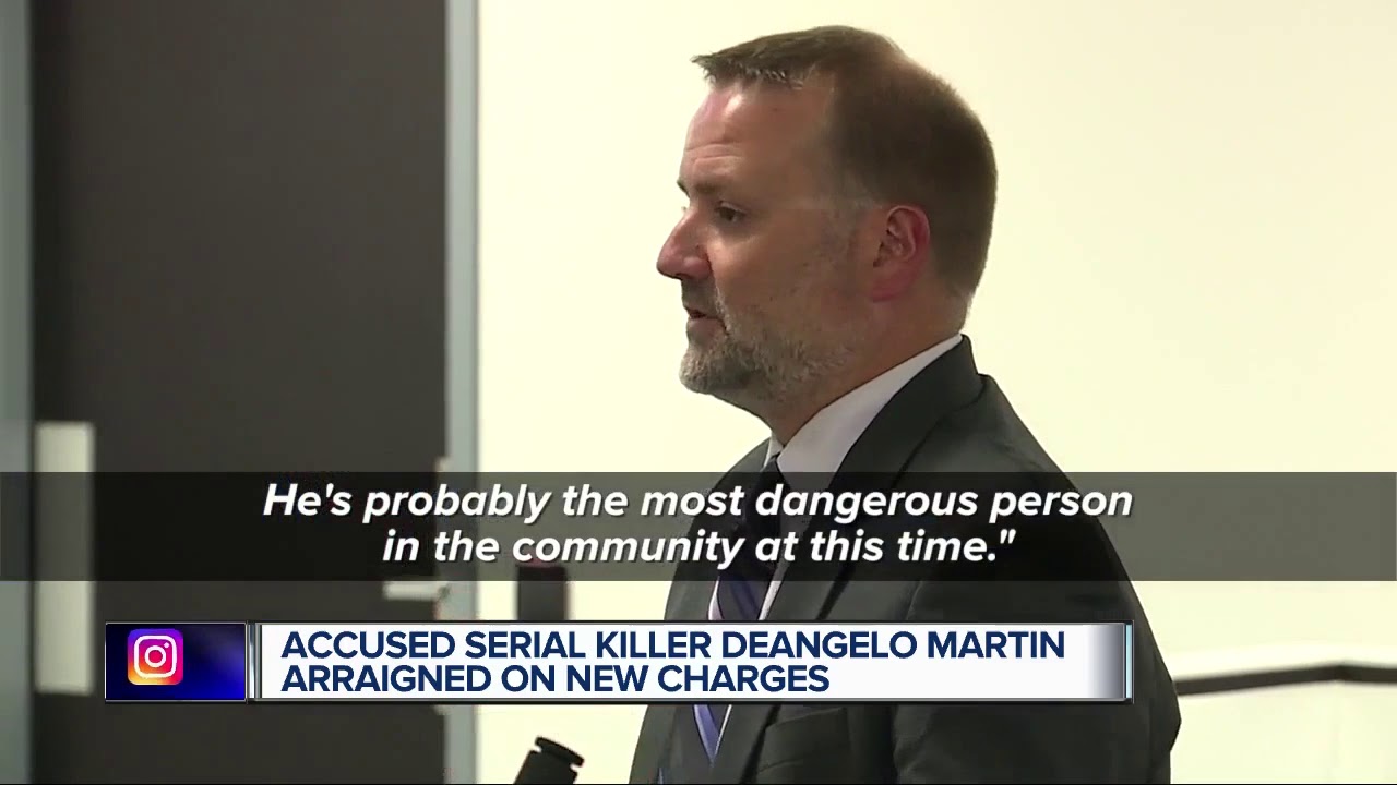 Suspected serial killer Deangelo Kenneth Martin arraigned on charges in ...