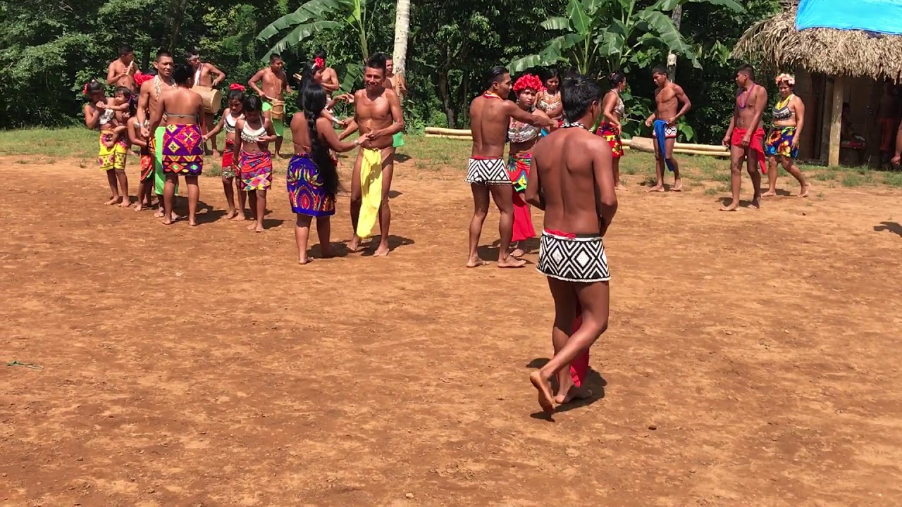 Embera Village - Traditional Dance - YouTube
