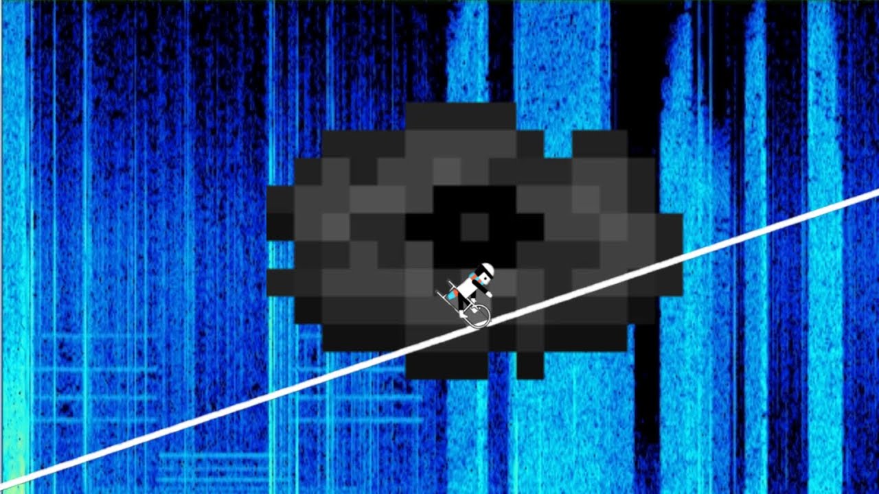 Line Rider - music disc Eleven (broken) - YouTube