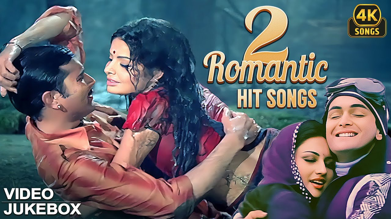 2 Romantic Hit 4k Songs Jukebox | Rimjhim Rimjhim Gumsum Si | Rishi ...