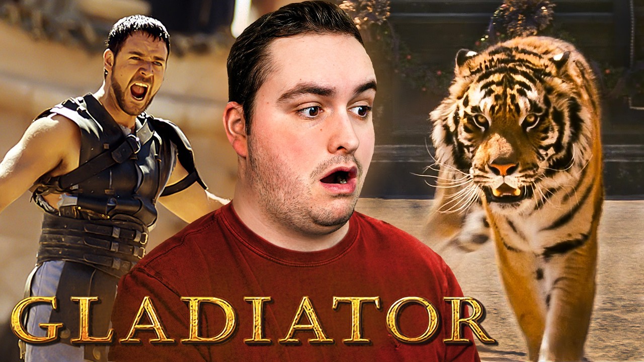 Watching *GLADIATOR* for the FIRST TIME! - YouTube