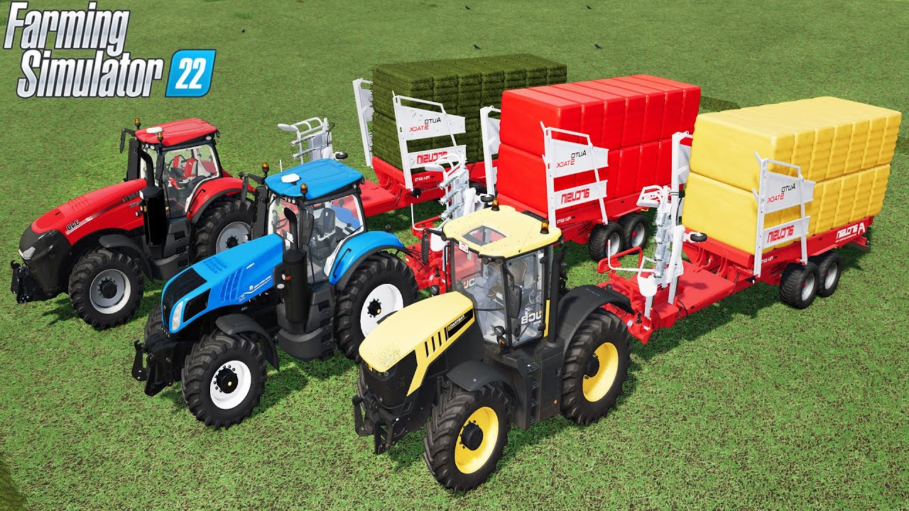 LAND OF COLORS! MULTICOLOR HAY SIGALE WRAPPERS AND LOADER TRAILERS ...