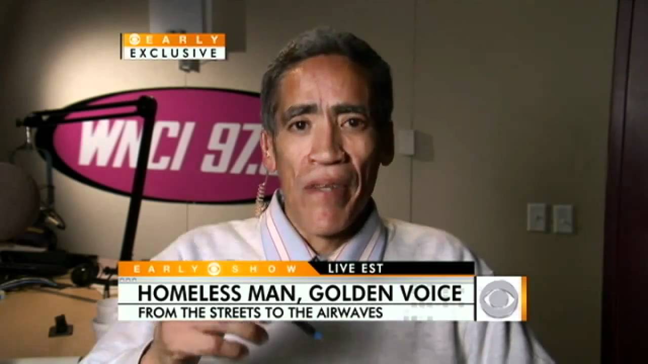 Homeless Man great voice - YouTube