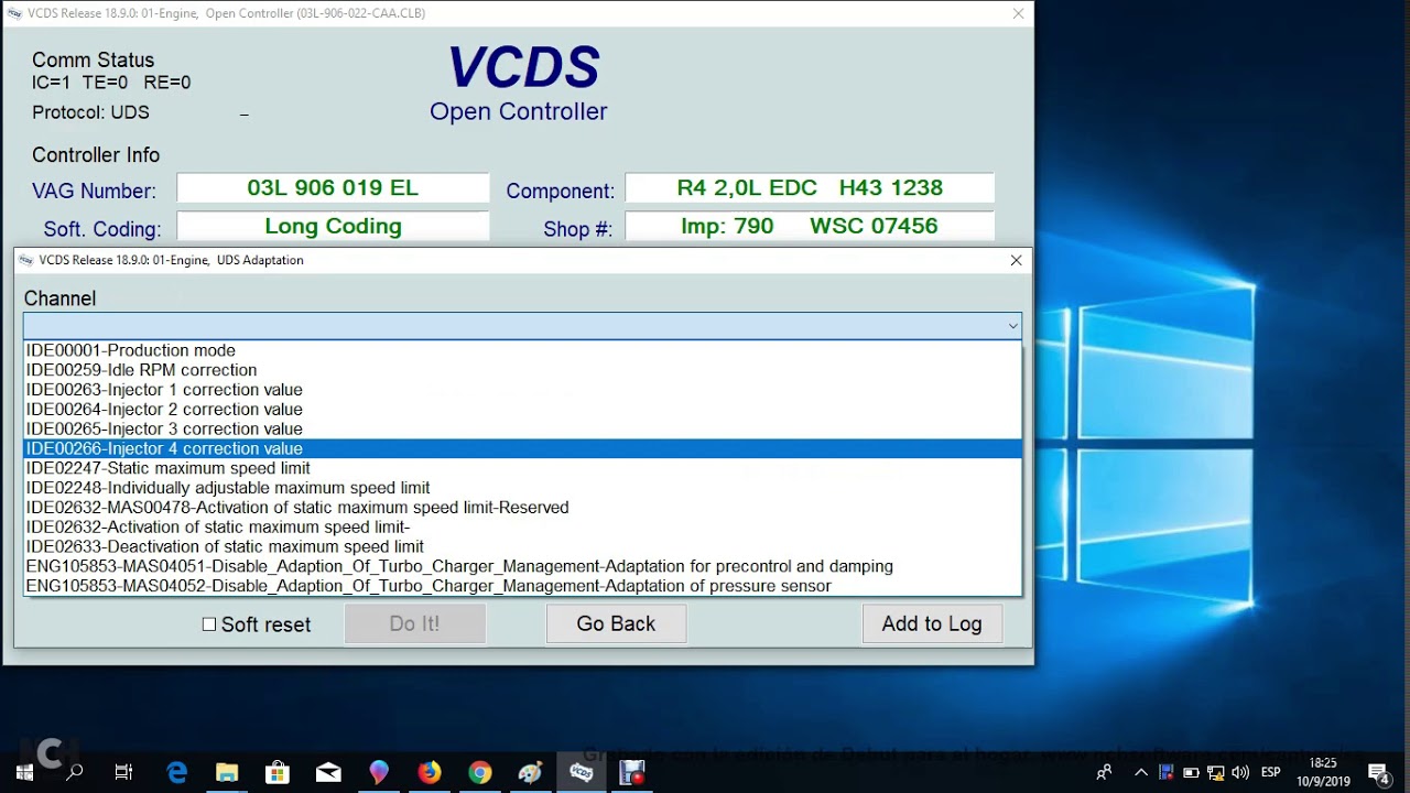Falla inyector Amarok y programacion con vagcom (VCDS) - YouTube