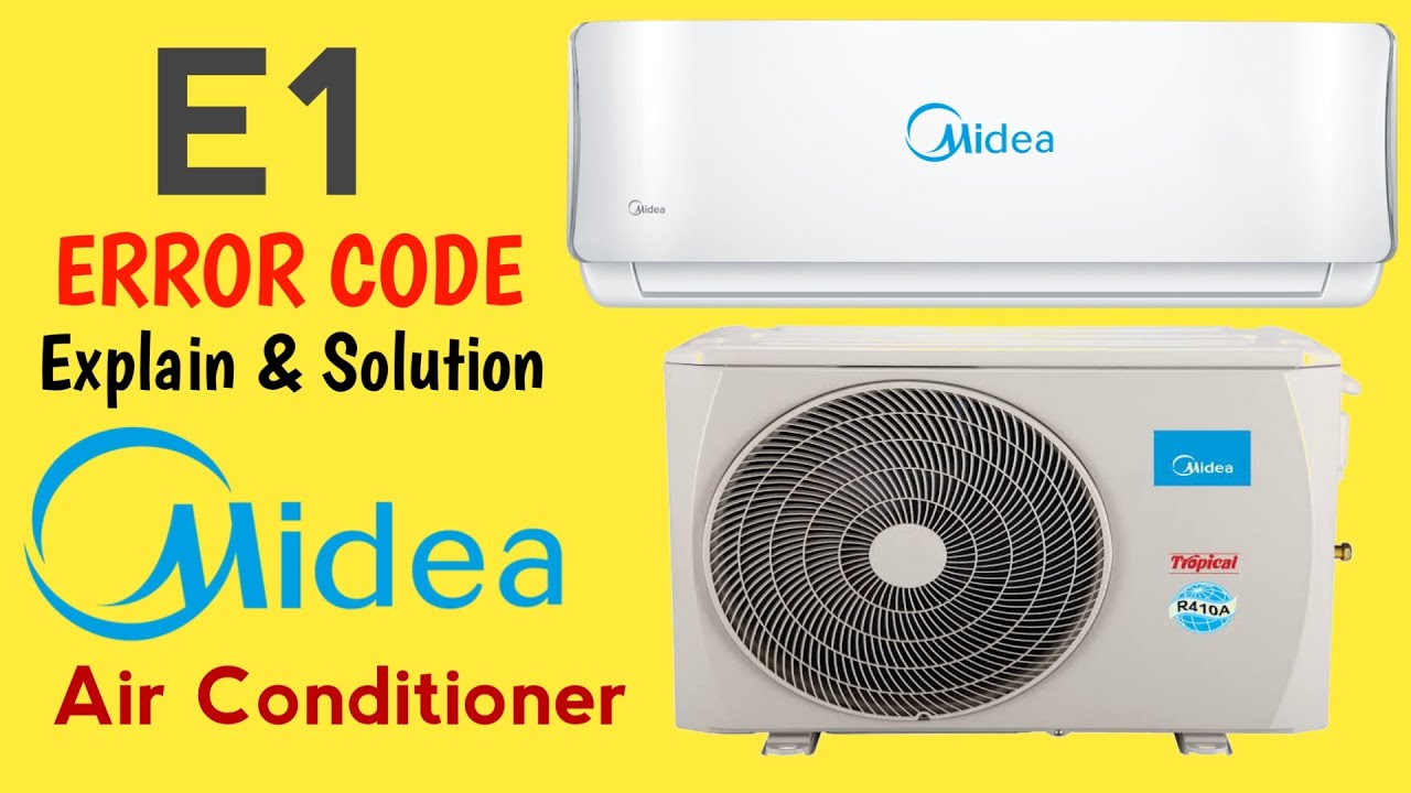 Midea Inverter Aircon Error Code E1 Multi Split 44 Off