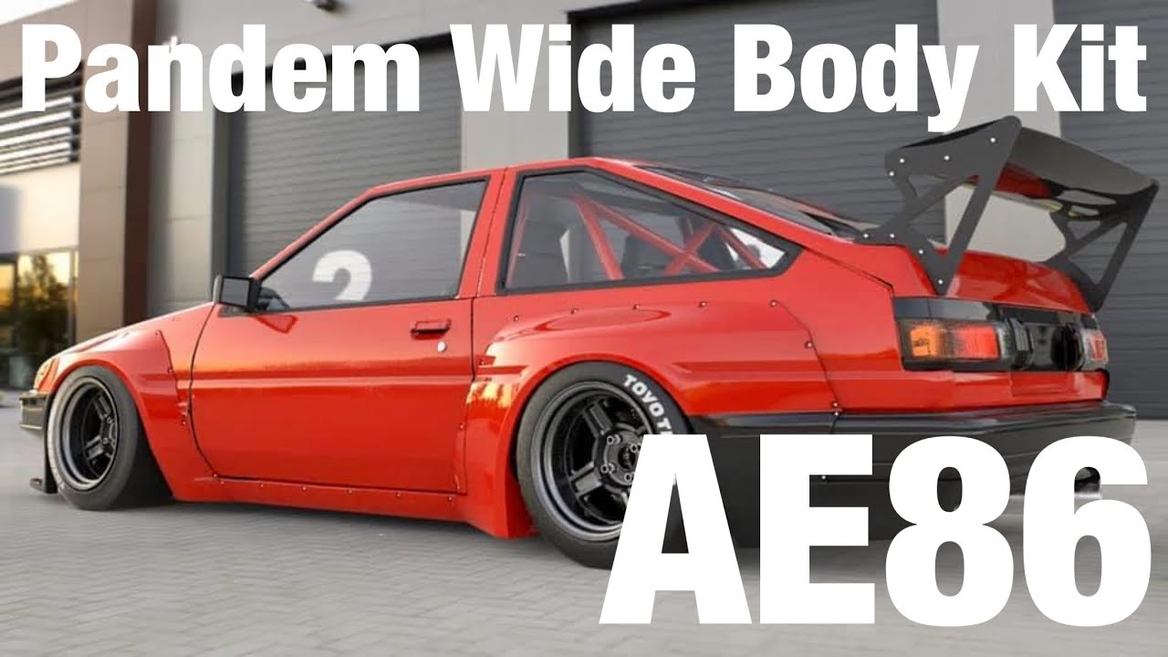Pandem Widebody Kit AE86 Trueno - YouTube