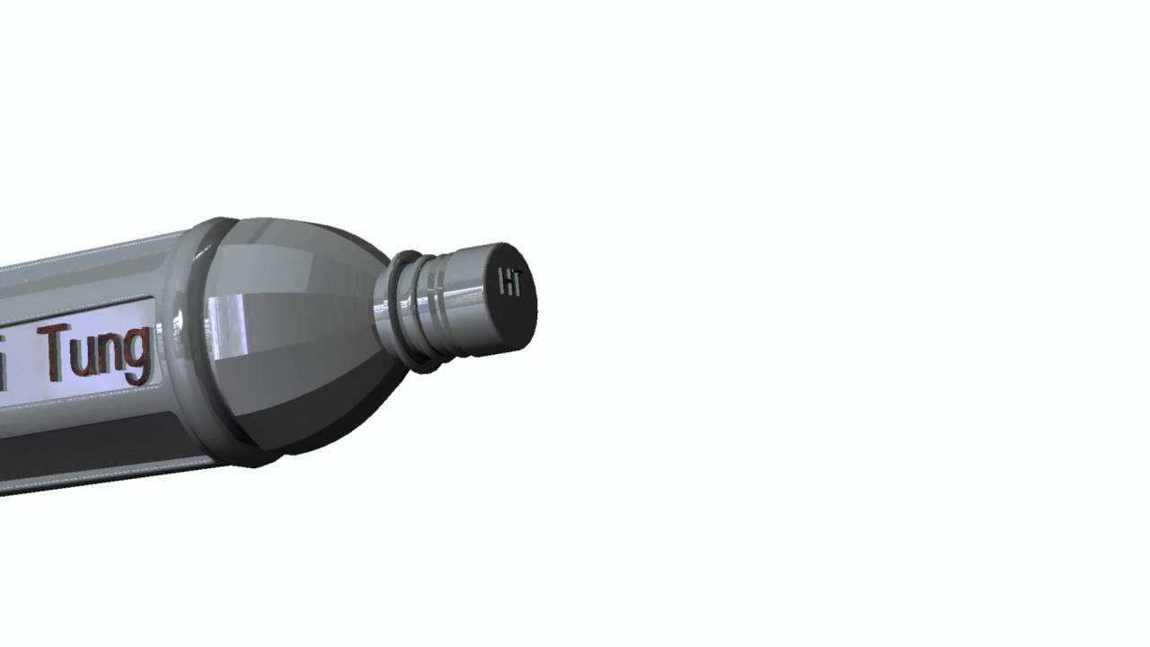 Explode creo bottle - YouTube