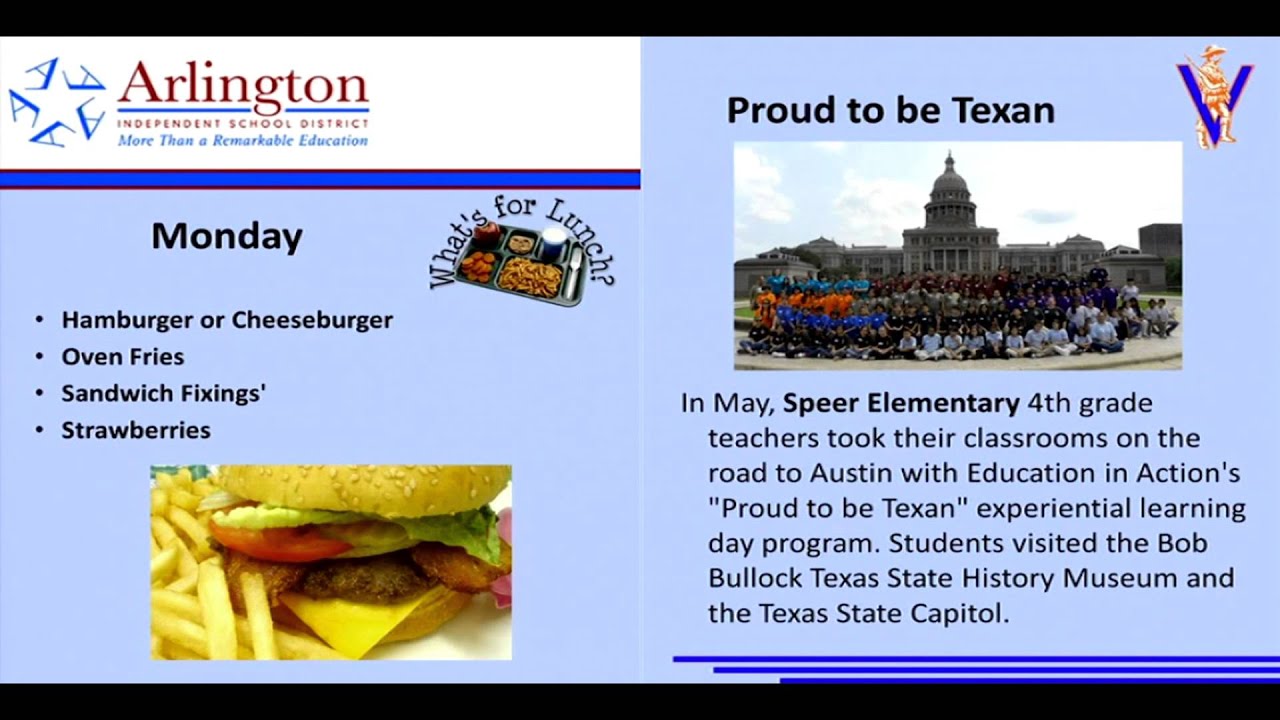 Basic Digital Signage LCD Package - High School Lunch Demo Presentation ...
