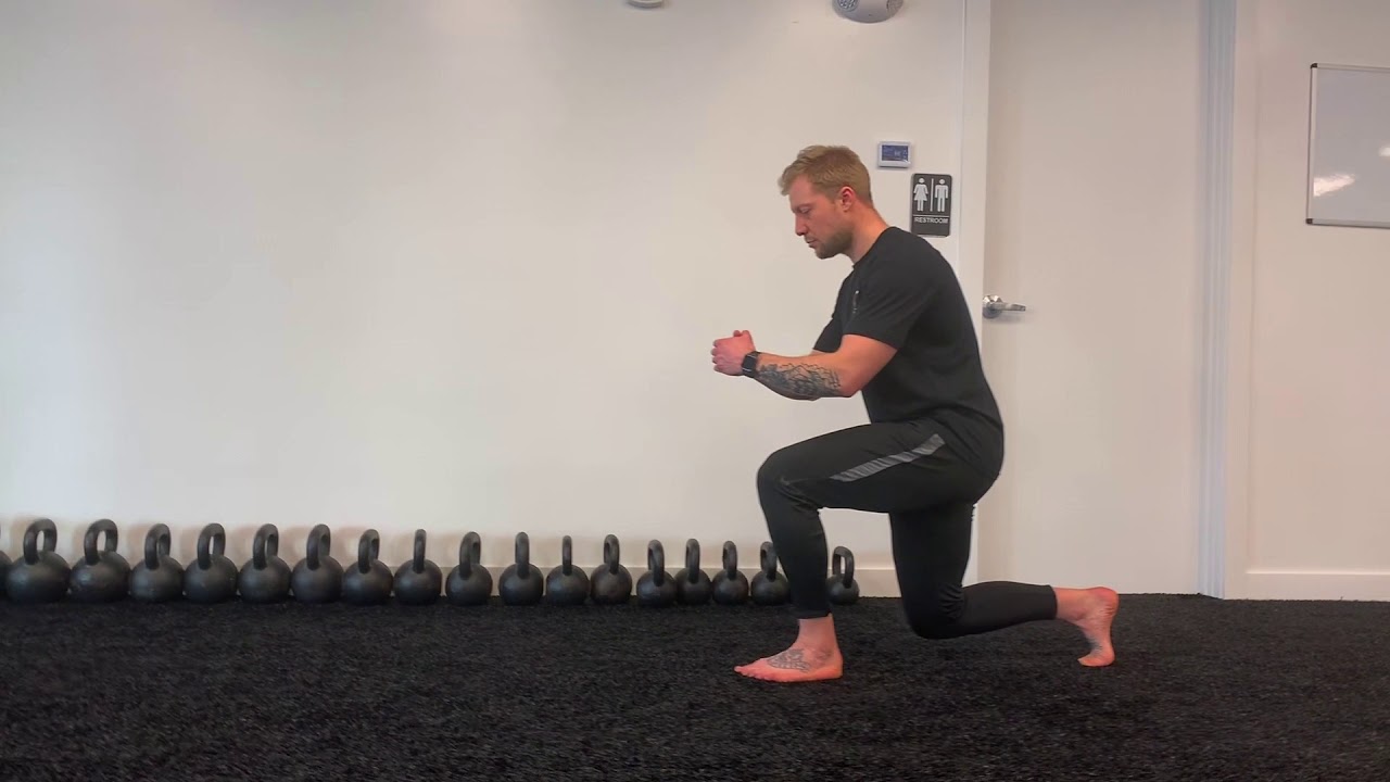 Split Squat Iso Hold - YouTube