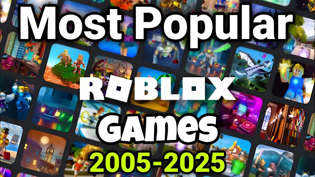 Most Popular Roblox Games from 2005–2025 | Bar Chart Race - YouTube
