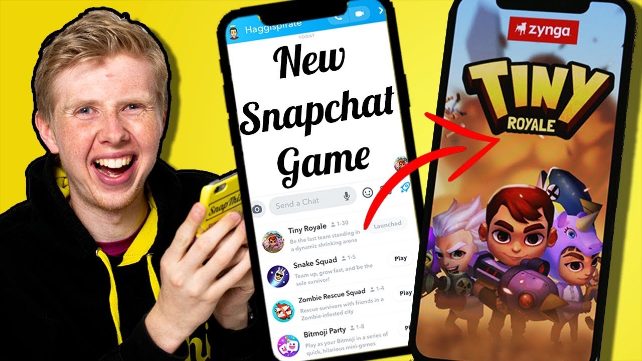 How to Find and Play Tiny Royale (Snapchat Battle Royale Game) - YouTube