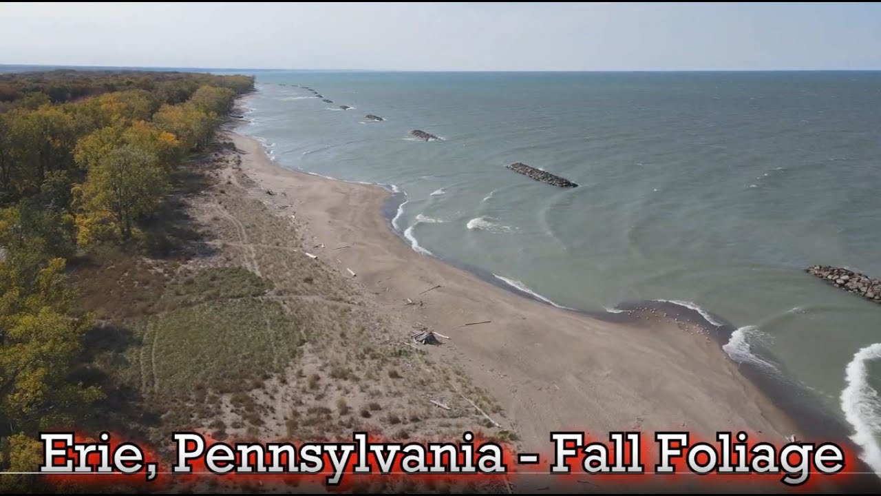 Erie, Pennsylvania Fall Foliage - DJI Mavic Air 2 Montage - YouTube