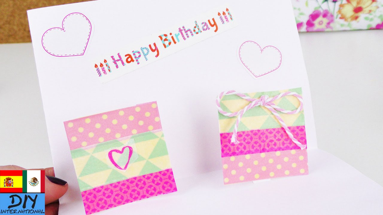 Carta pop-up | Idea divertida y fácil - YouTube