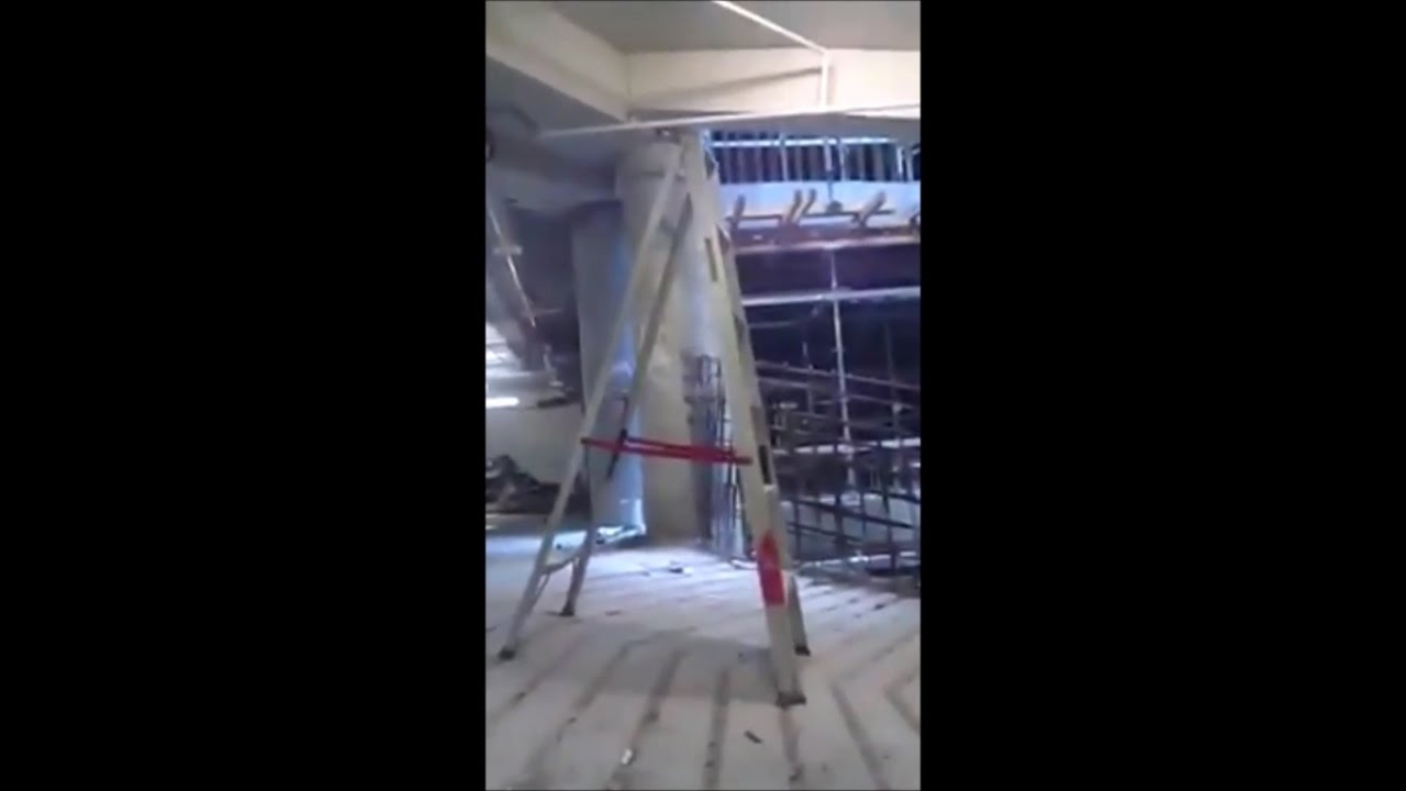Self-walking ladder caught filmed in Singapore! - A video by Step by ...