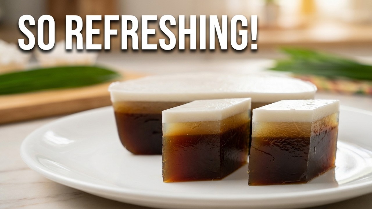 Easy to Make Cool Refreshing Gula Melaka Agar Agar Jelly (Revised) 2022 ...