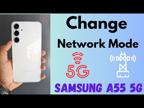 How to Change Network Mode Samsung Galaxy A55 5G | 5G Network Kaise ...