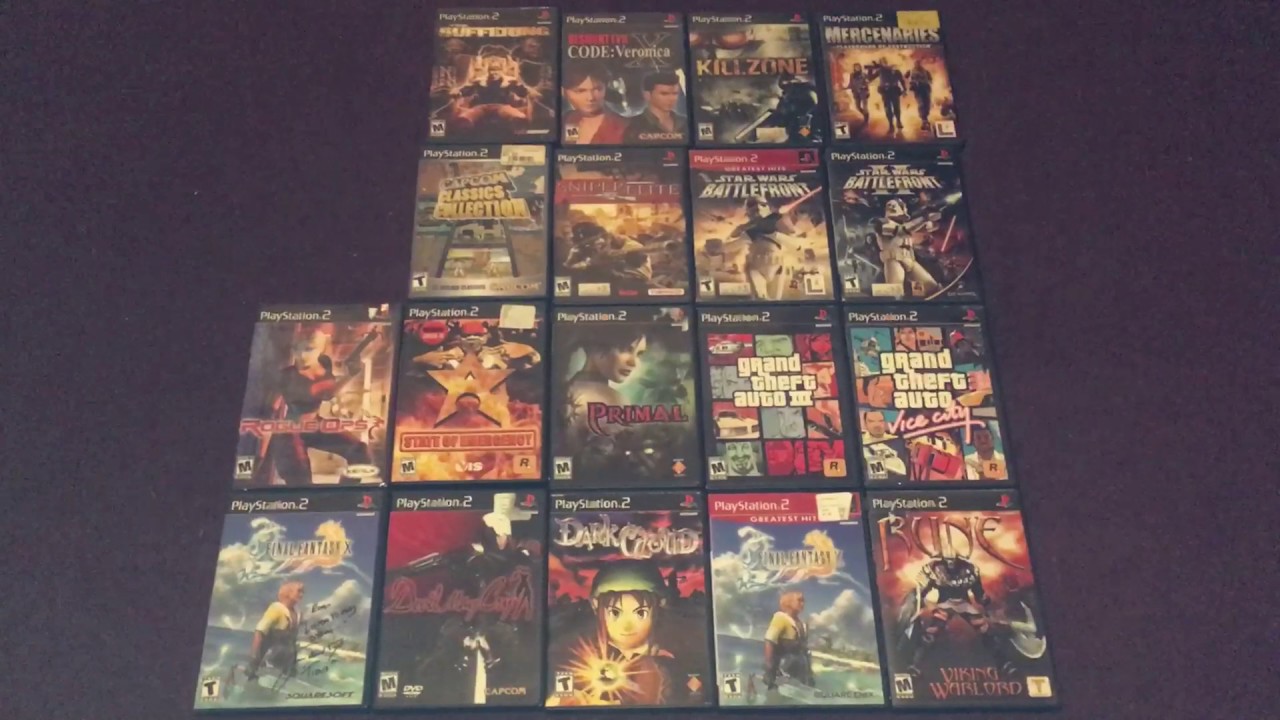 Playstation 2 collection ps2 - YouTube