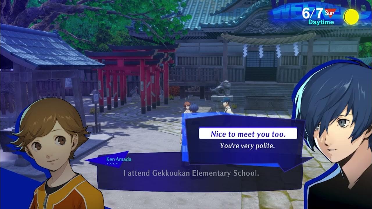 Meeting Ken Amada| Persona 3 Reload - YouTube
