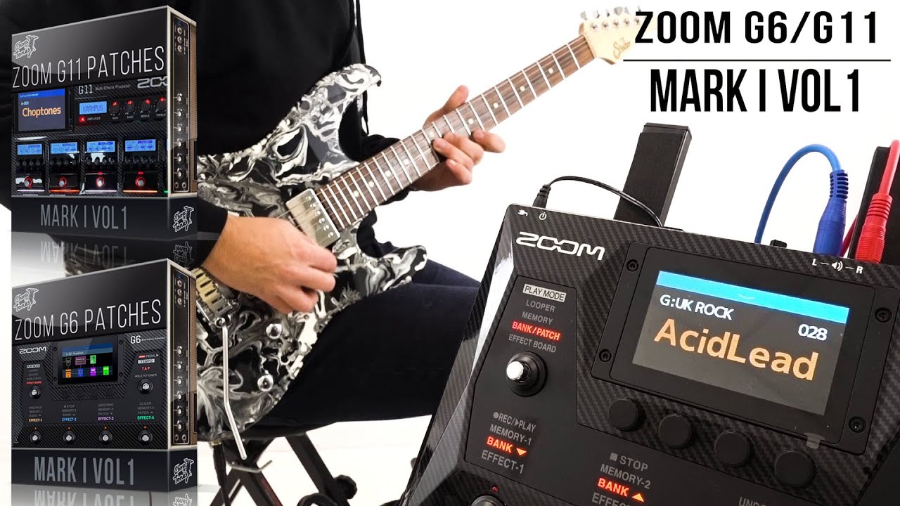 Zoom G11 / G6 Patches | Mark I vol1 | Playthrough - YouTube