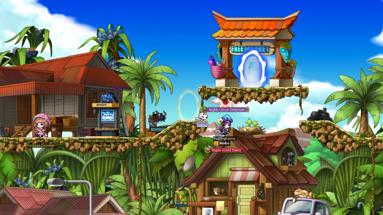 Maplestory (GMS) - Bye Bye Bye Bye Station - YouTube