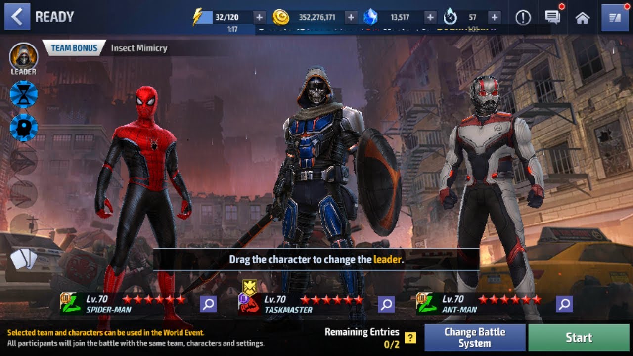 Marvel Future Fight World Event Taskmaster,Spider Man,Antman - YouTube
