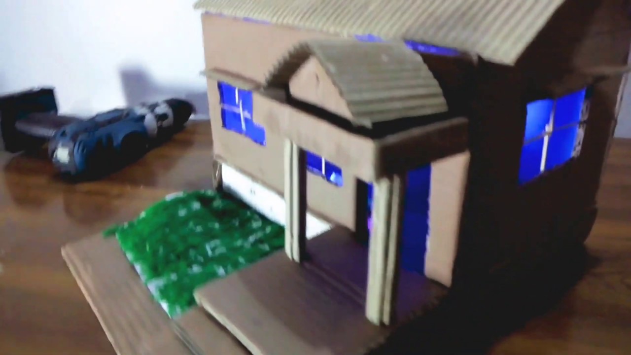 Make a Beautiful House from Cardboard - simple DIY |easy home Make ...