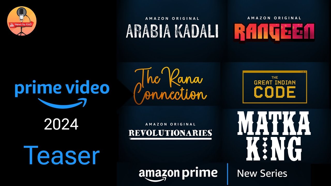 Amazon prime video 2024 New Web Series #AreYouReady #PrimeVideoPresents ...