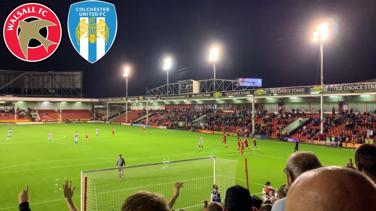 WALSALL VS COLCHESTER UNITED *VLOG*! 8 GAMES WITHOUT A WIN! - YouTube
