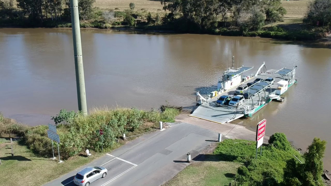 Moggill Ferry - from DJi Spark Drone - YouTube